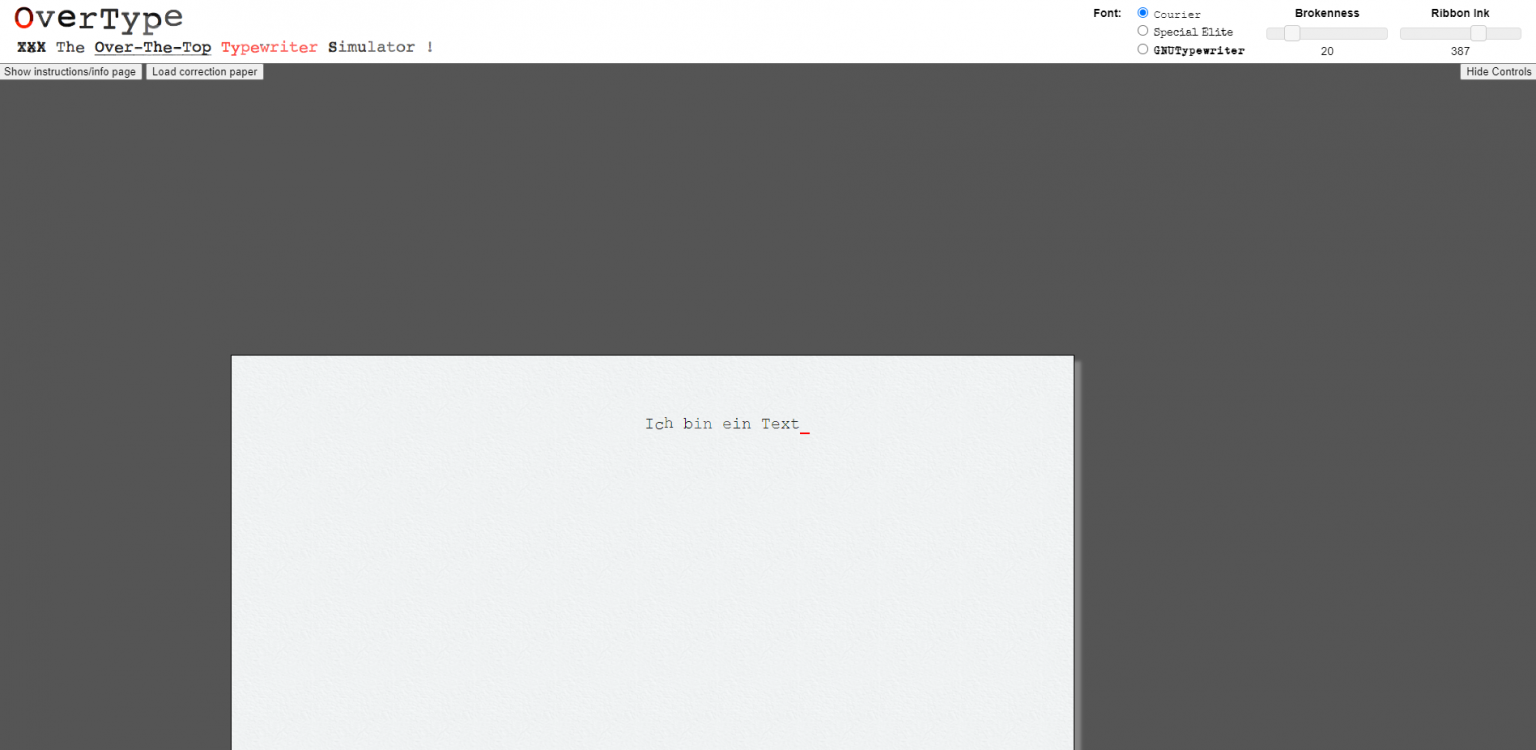 OverType – Typewriter Simulator – Schooltools