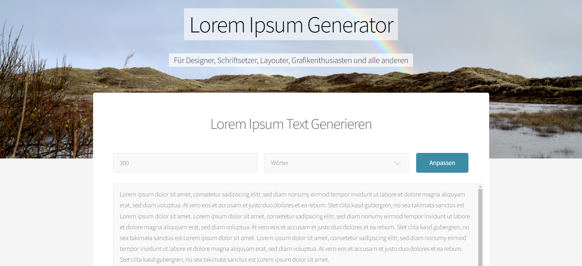 Lorem Ipsum Generator – Schooltools