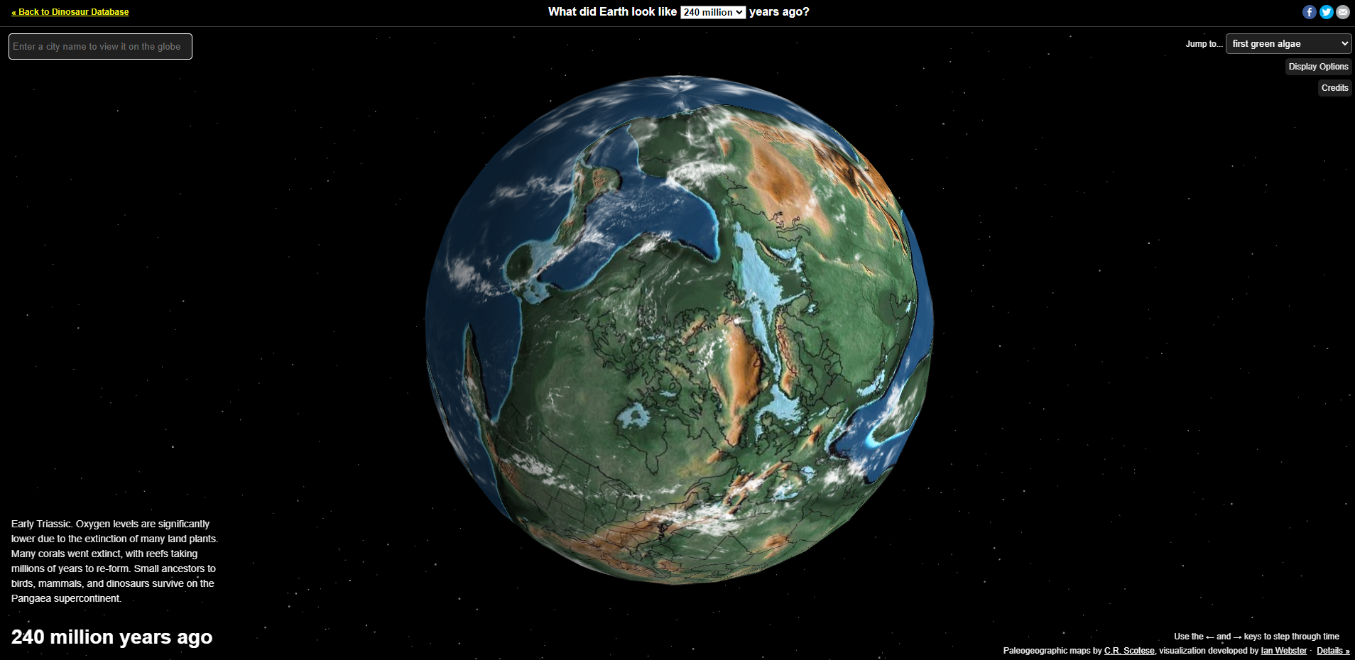Ancient Earth Globe – Schooltools