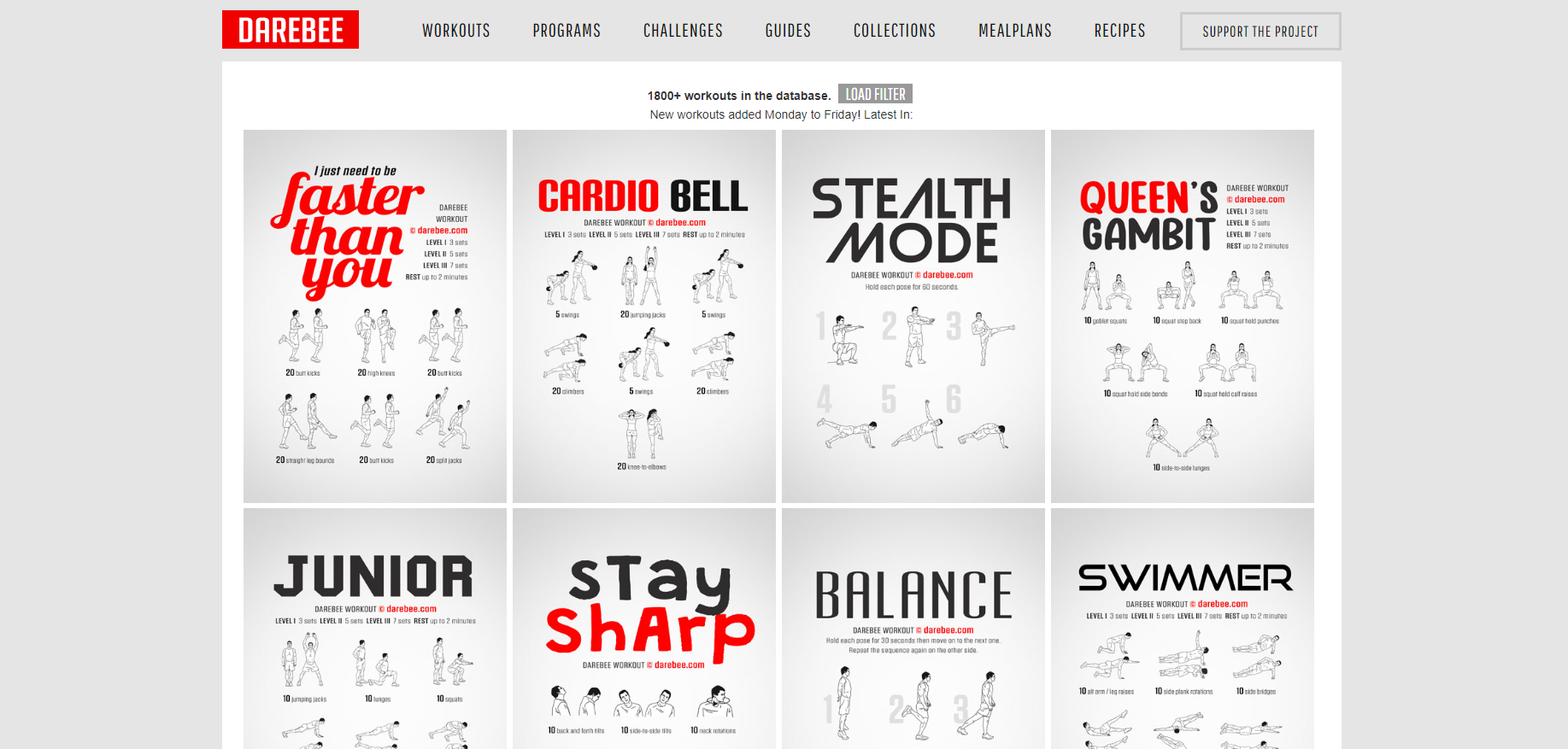 Darebee – Workouts – Schooltools