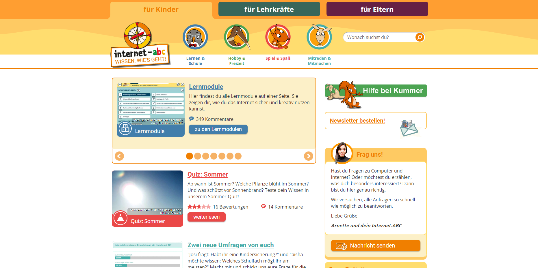 Internet-ABC – Schooltools