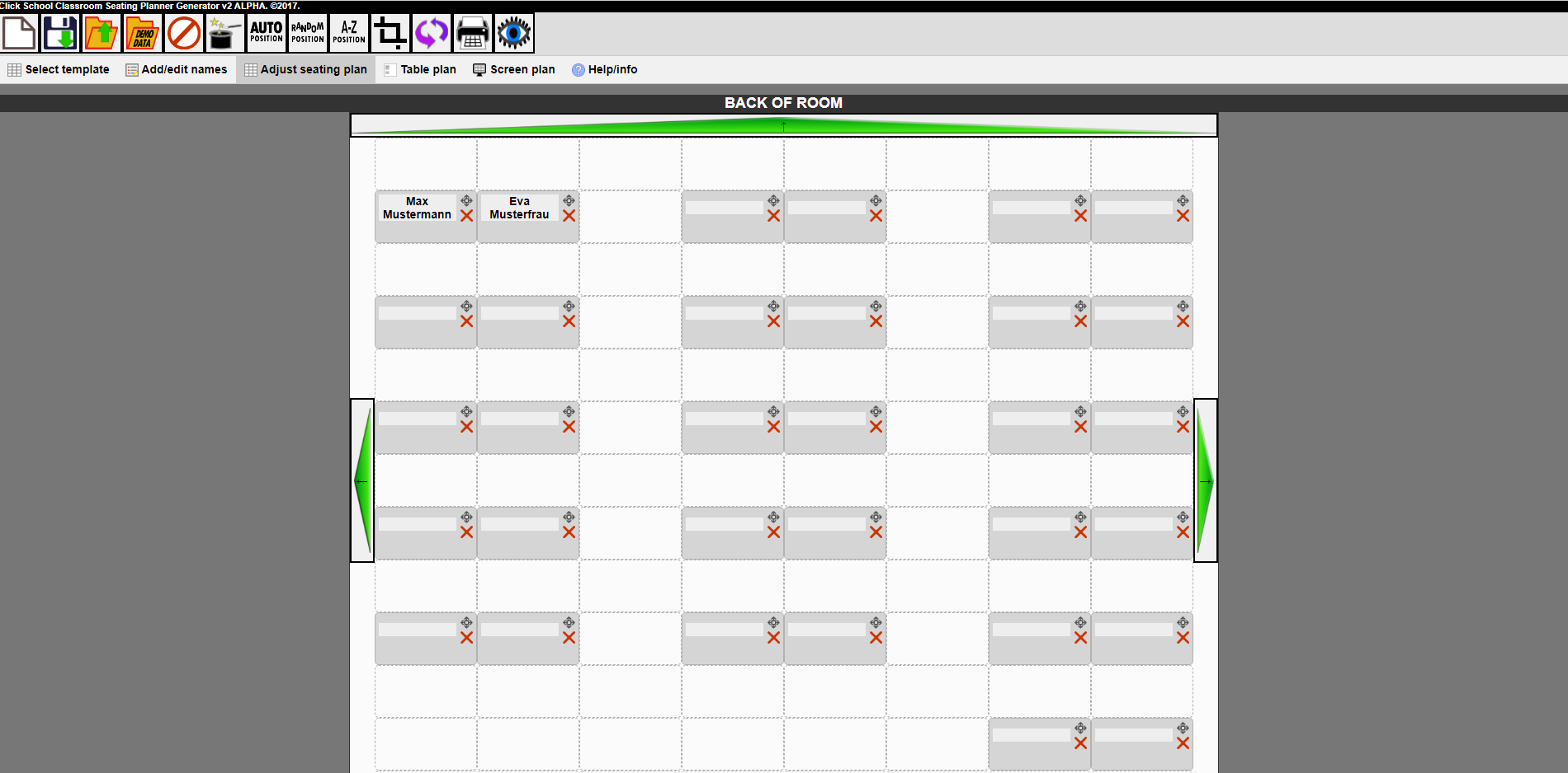 Classroom Seating Planner – Schooltools