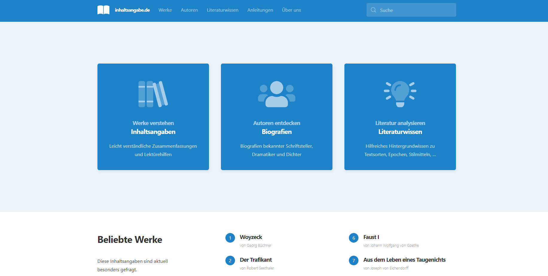Inhaltsangabe.de – Schooltools