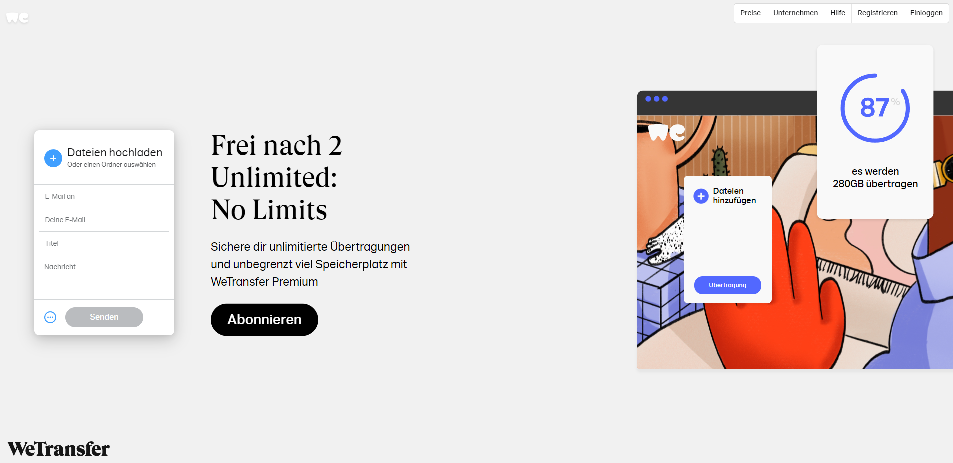 WeTransfer – Schooltools