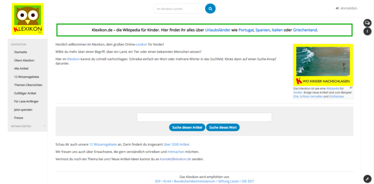 Klexikon – Schooltools