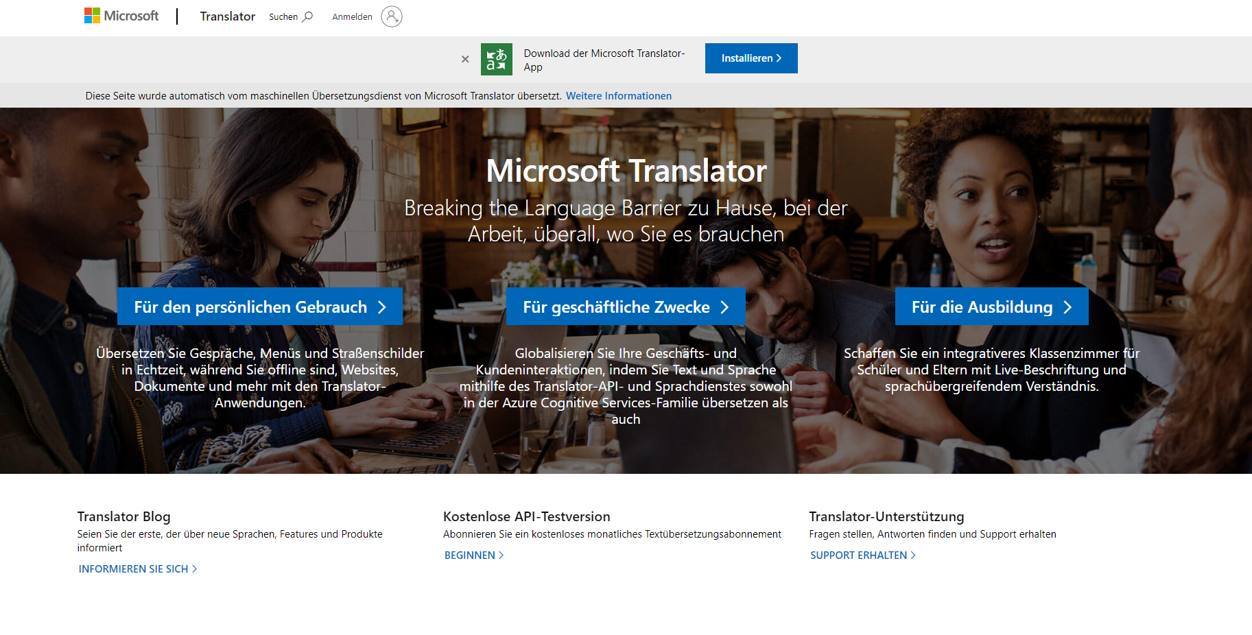 Microsoft Translator – Schooltools