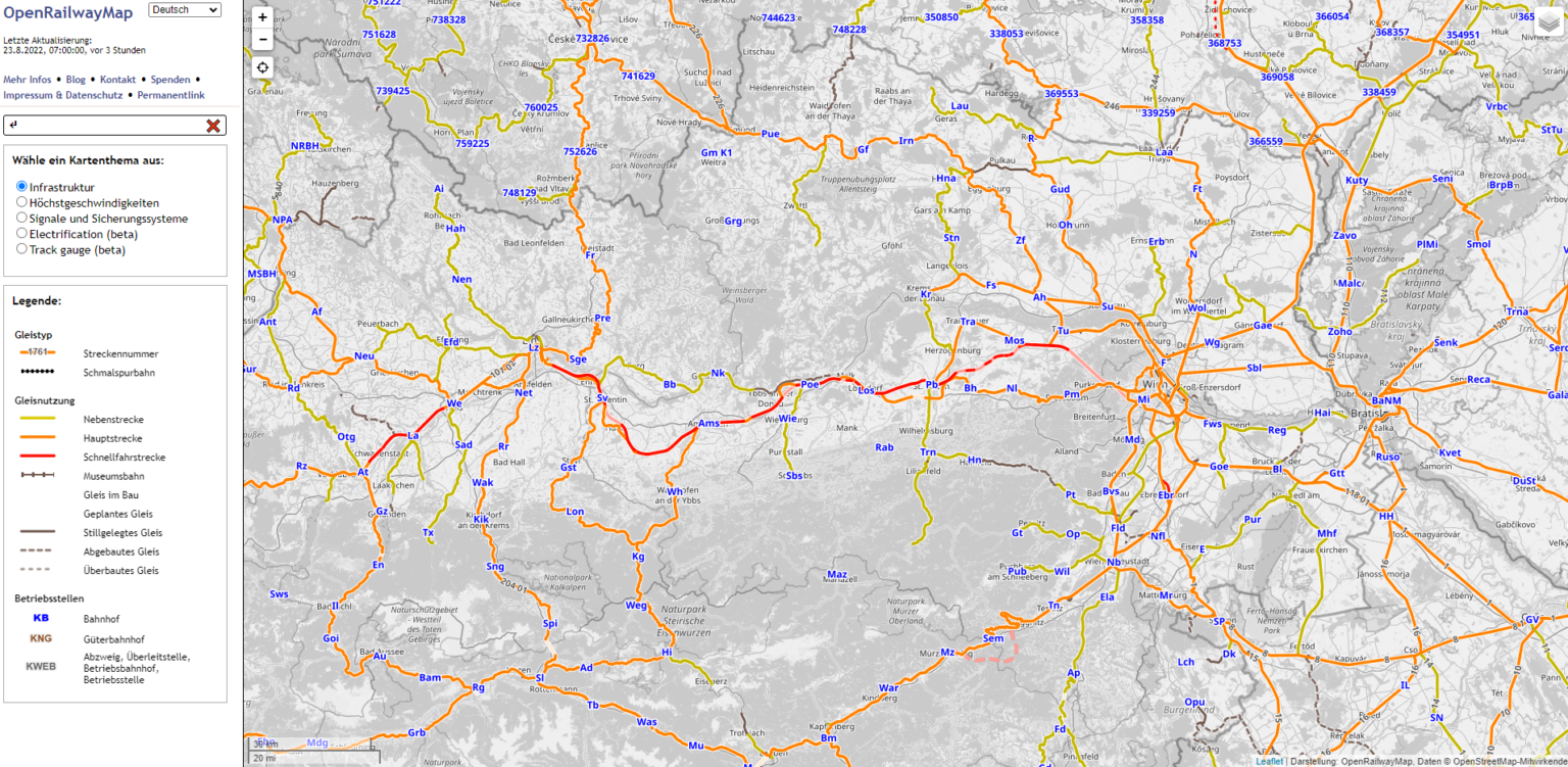 OpenRailwayMap – Schooltools
