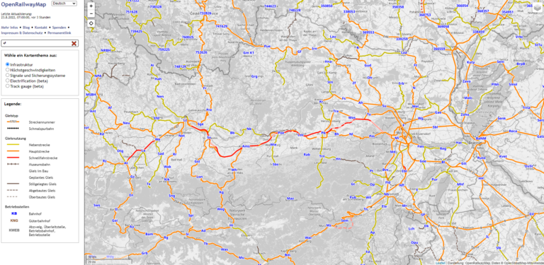 OpenRailwayMap – Schooltools