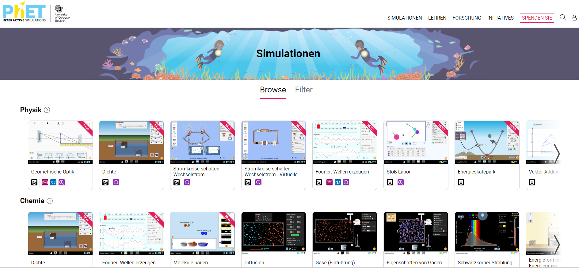 PhET – interactive Simulations – Schooltools