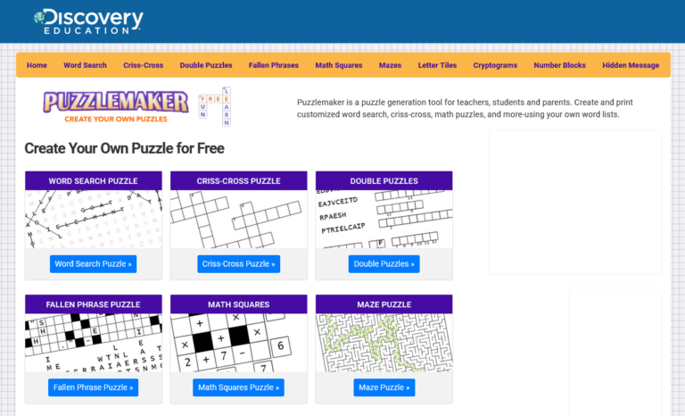 Puzzlemaker – Schooltools