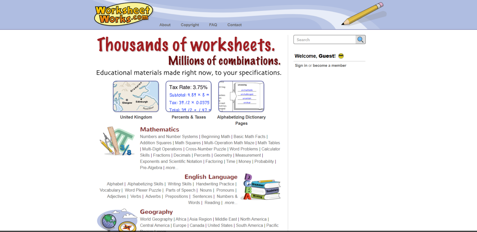 Worksheetworks