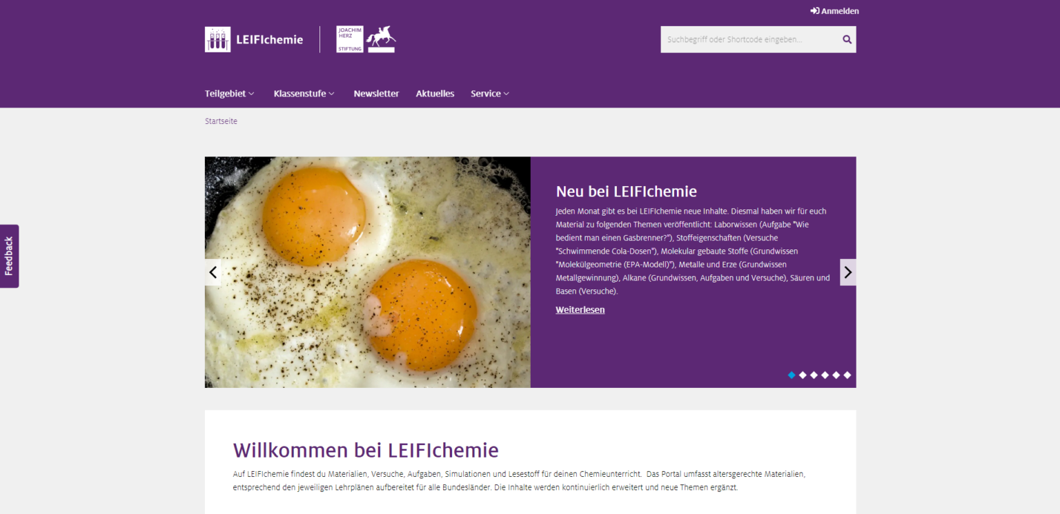 LEIFI Chemie – Schooltools