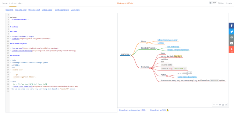 Markmap – Schooltools