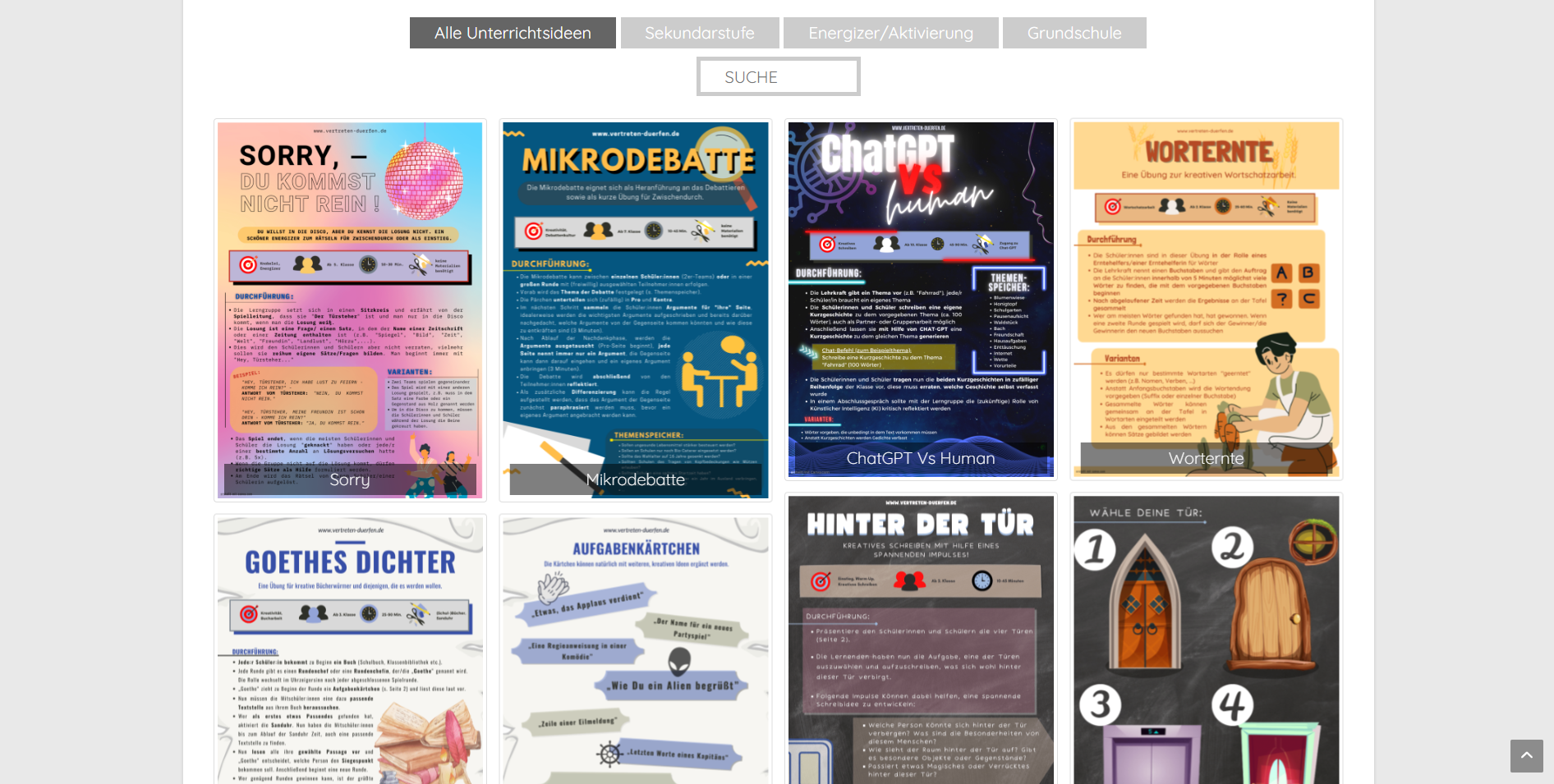 Vertreten dürfen – Schooltools