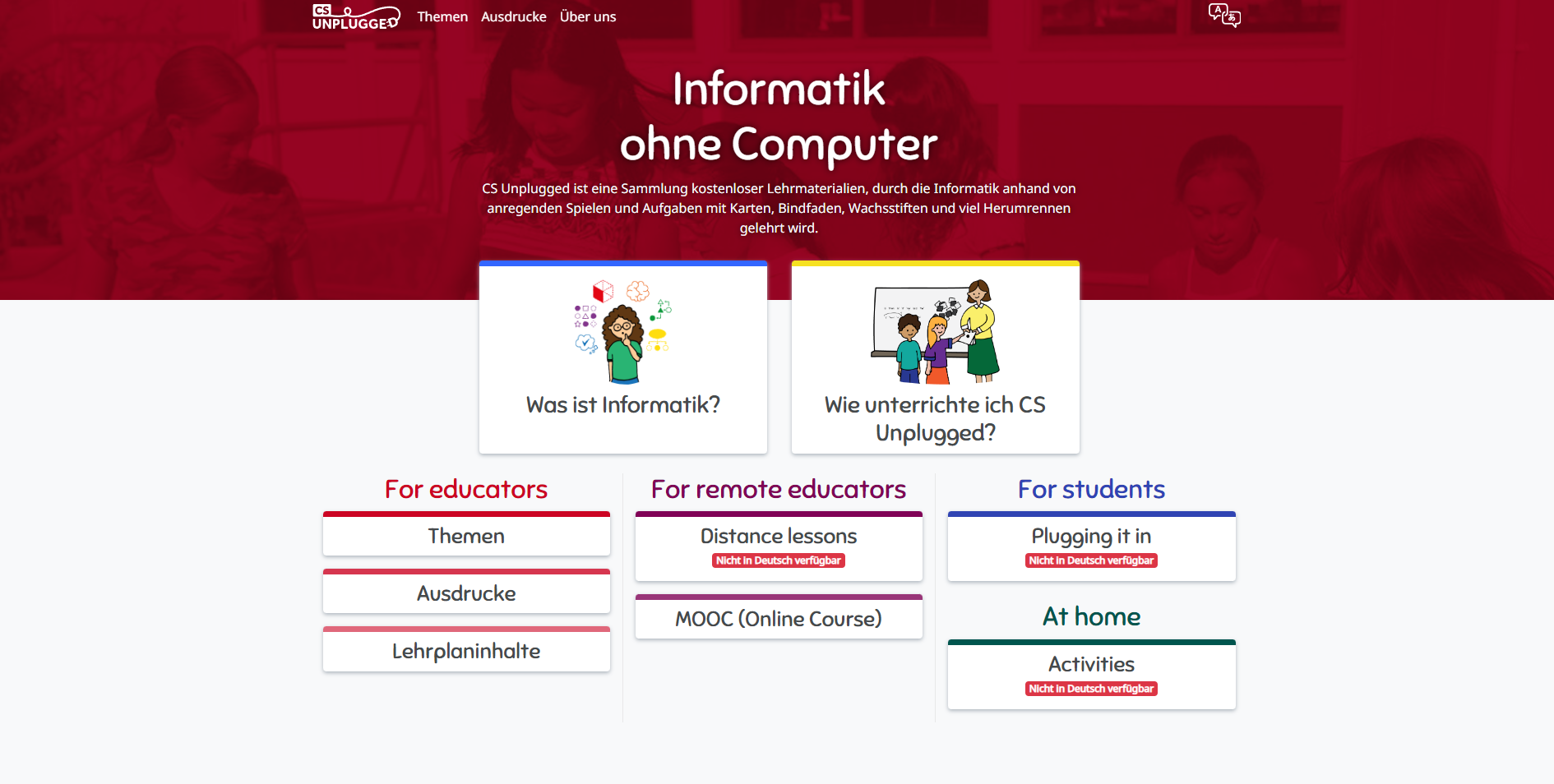 CS Unplugged – Schooltools