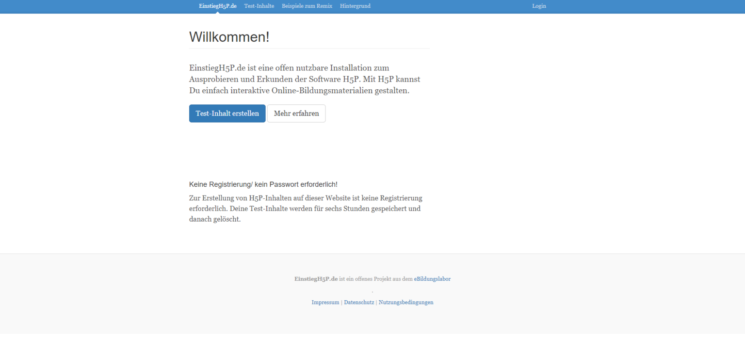 Einstieg H5P – Schooltools