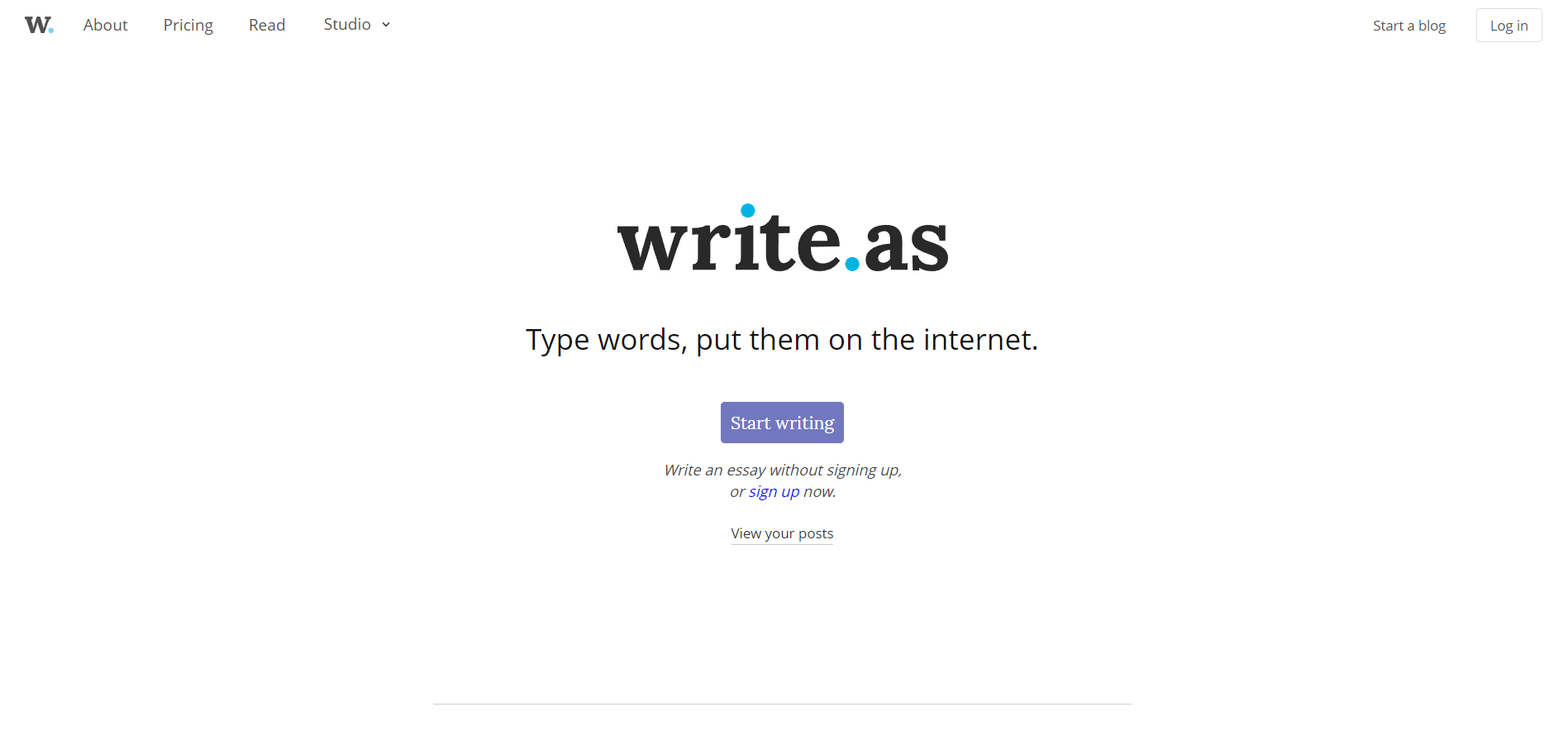 write.as – Schooltools