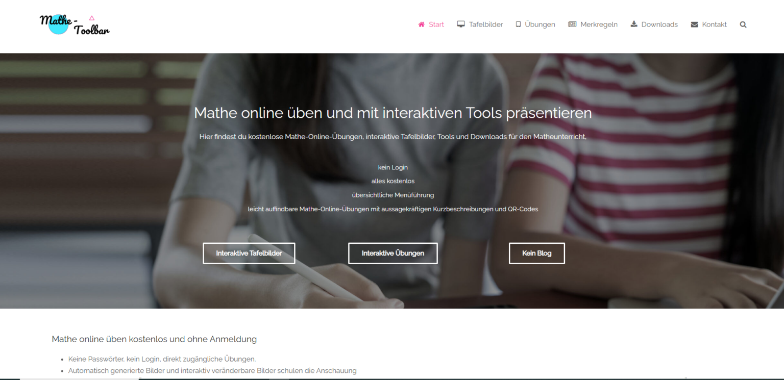Mathe Toolbar – Schooltools