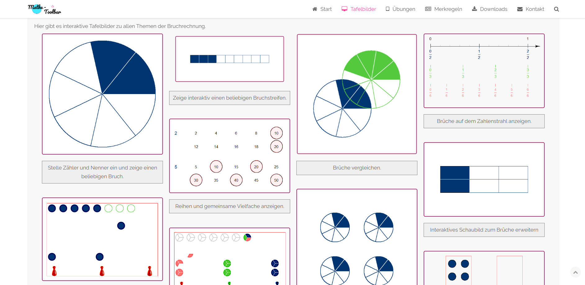 Mathe Toolbar – Schooltools