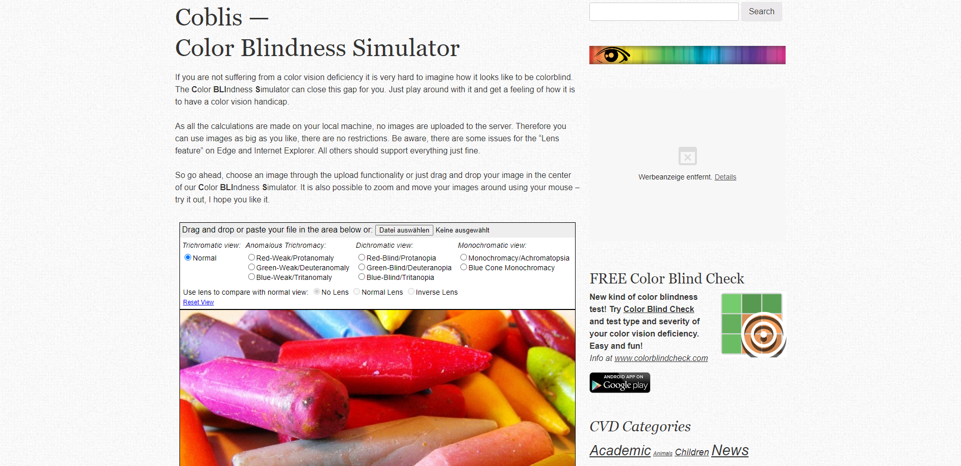 Color Blindness Simulator – Schooltools