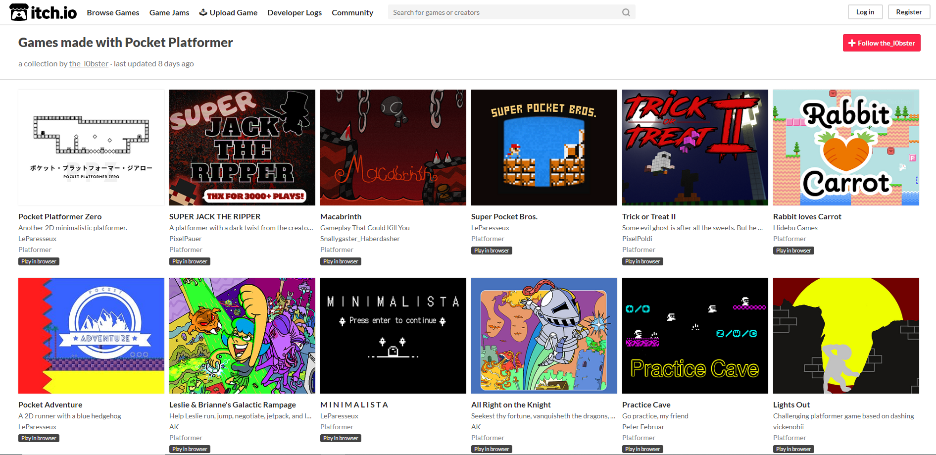 Pocket Platformer – Schooltools