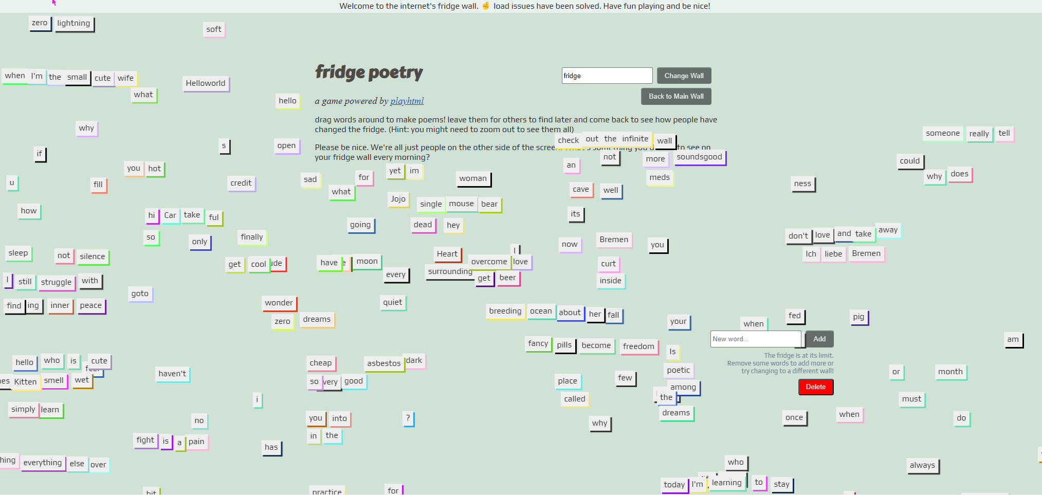 Fridge Poetry – Schooltools