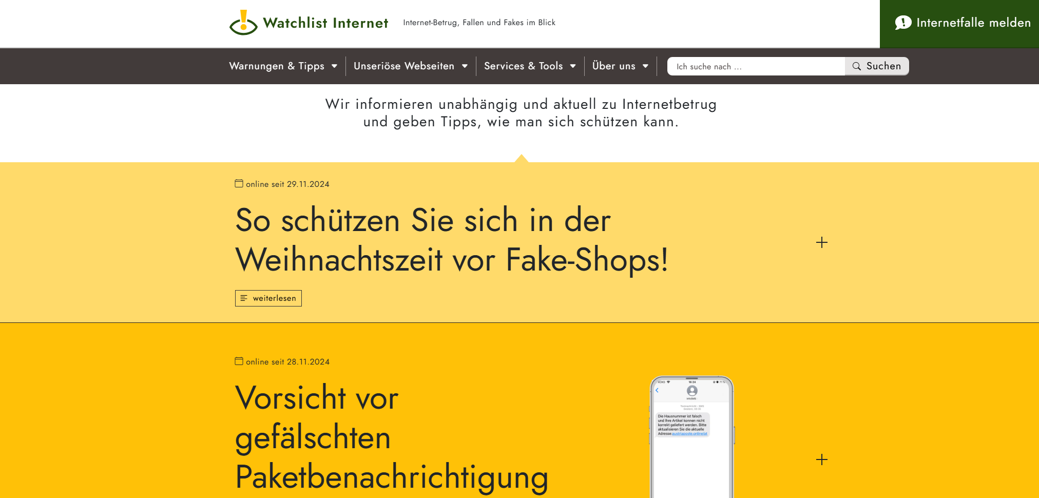 Watchlist Internet – Schooltools