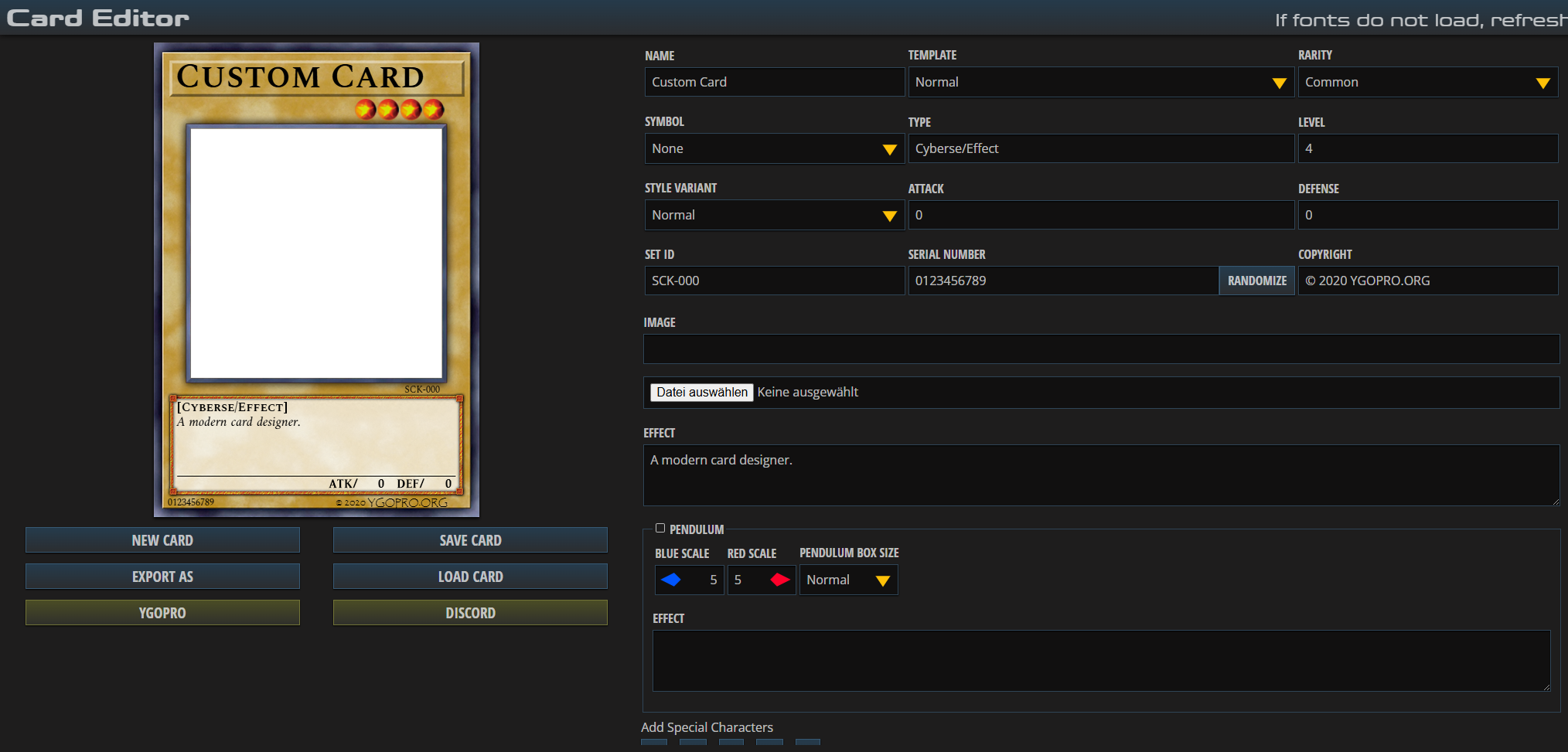 Yu-Gi-Oh Card Maker – Schooltools