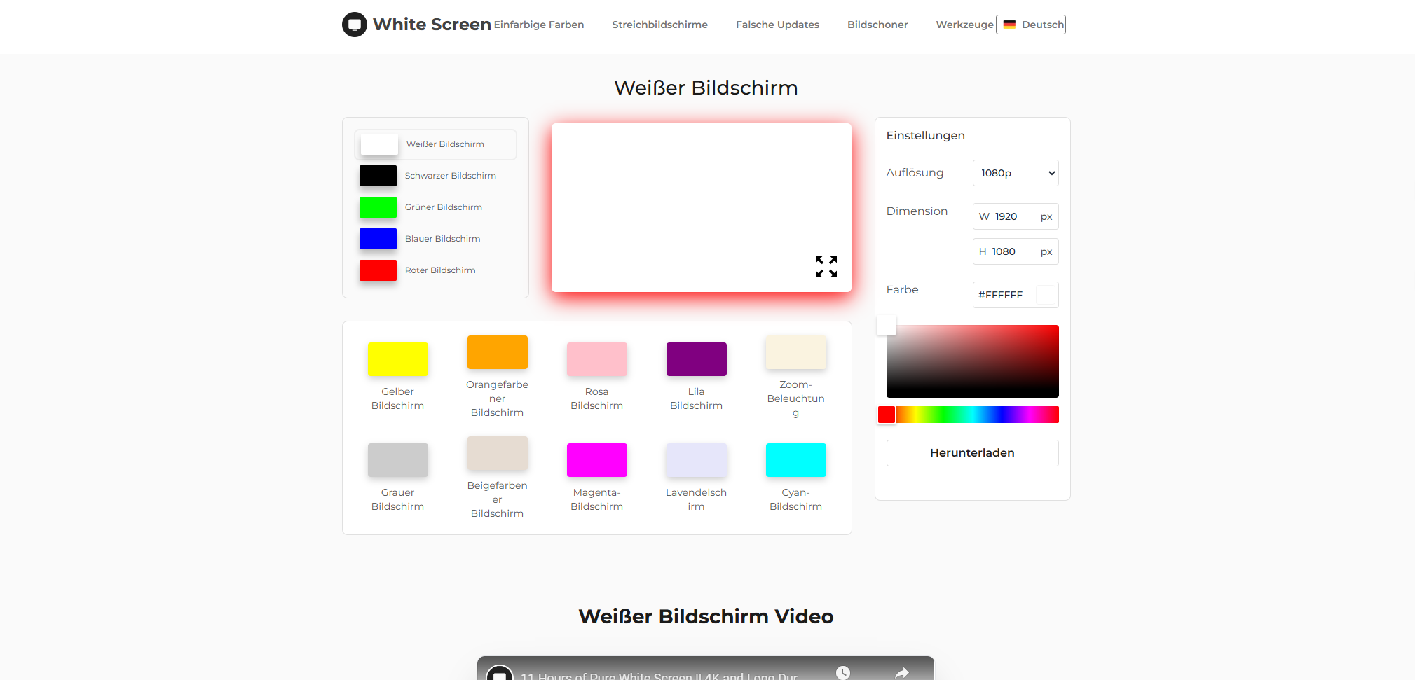 Whitescreen.digital – Schooltools