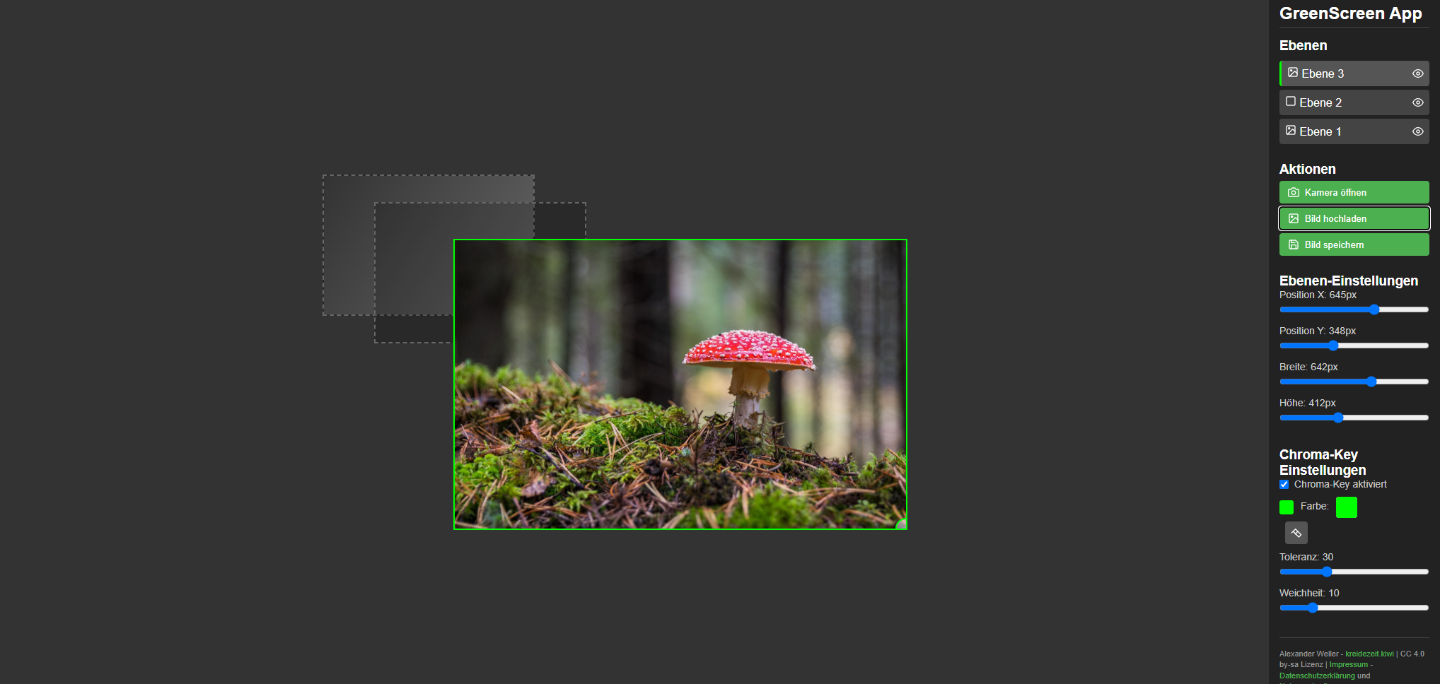 Greenscreen Web App – Schooltools