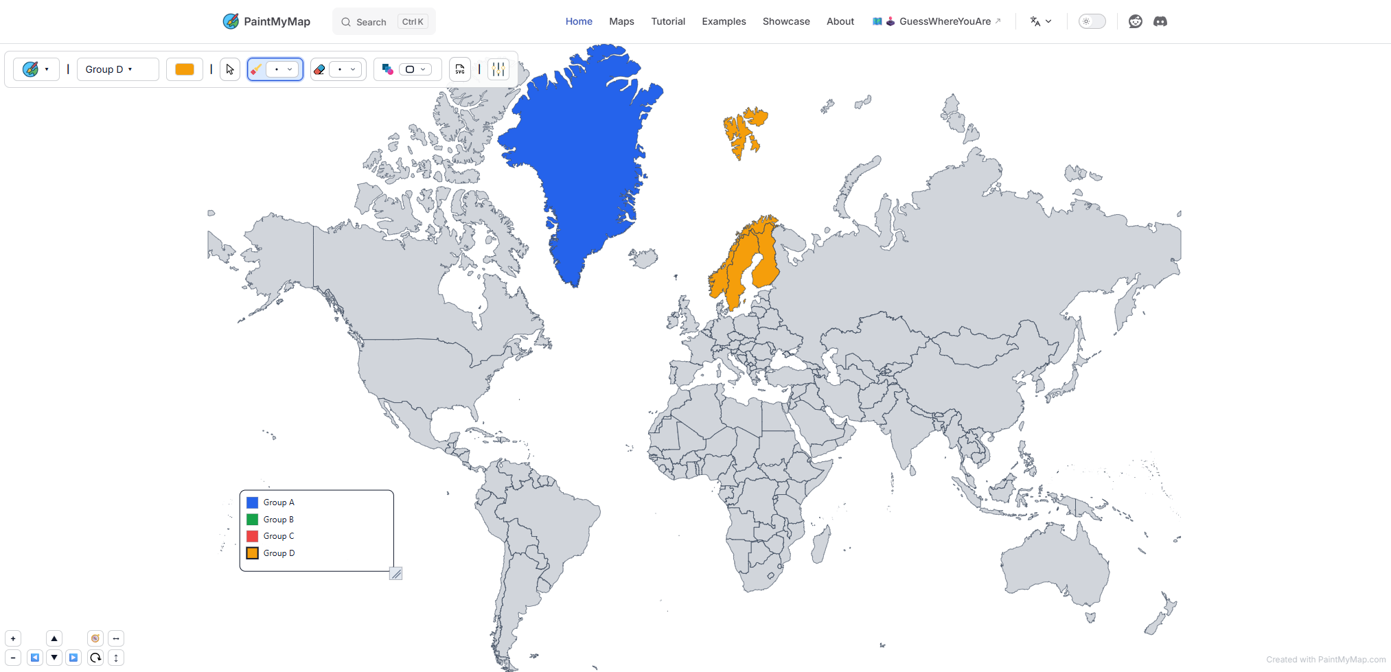 Paint my map – Schooltools